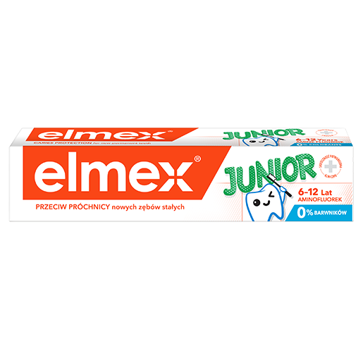 elmex® JUNIOR Pasta dla dzieci w wieku 6 - 12 lat